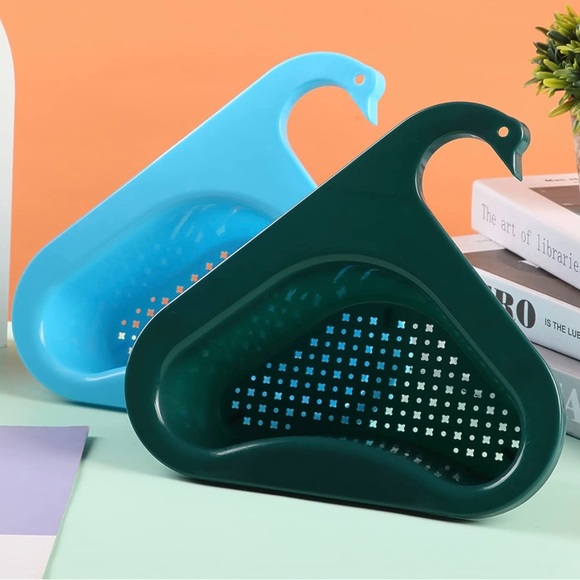 Kitchen | 2 Pack Swan Kitchen Sink Rack Strainer Kitchen Organizer ...